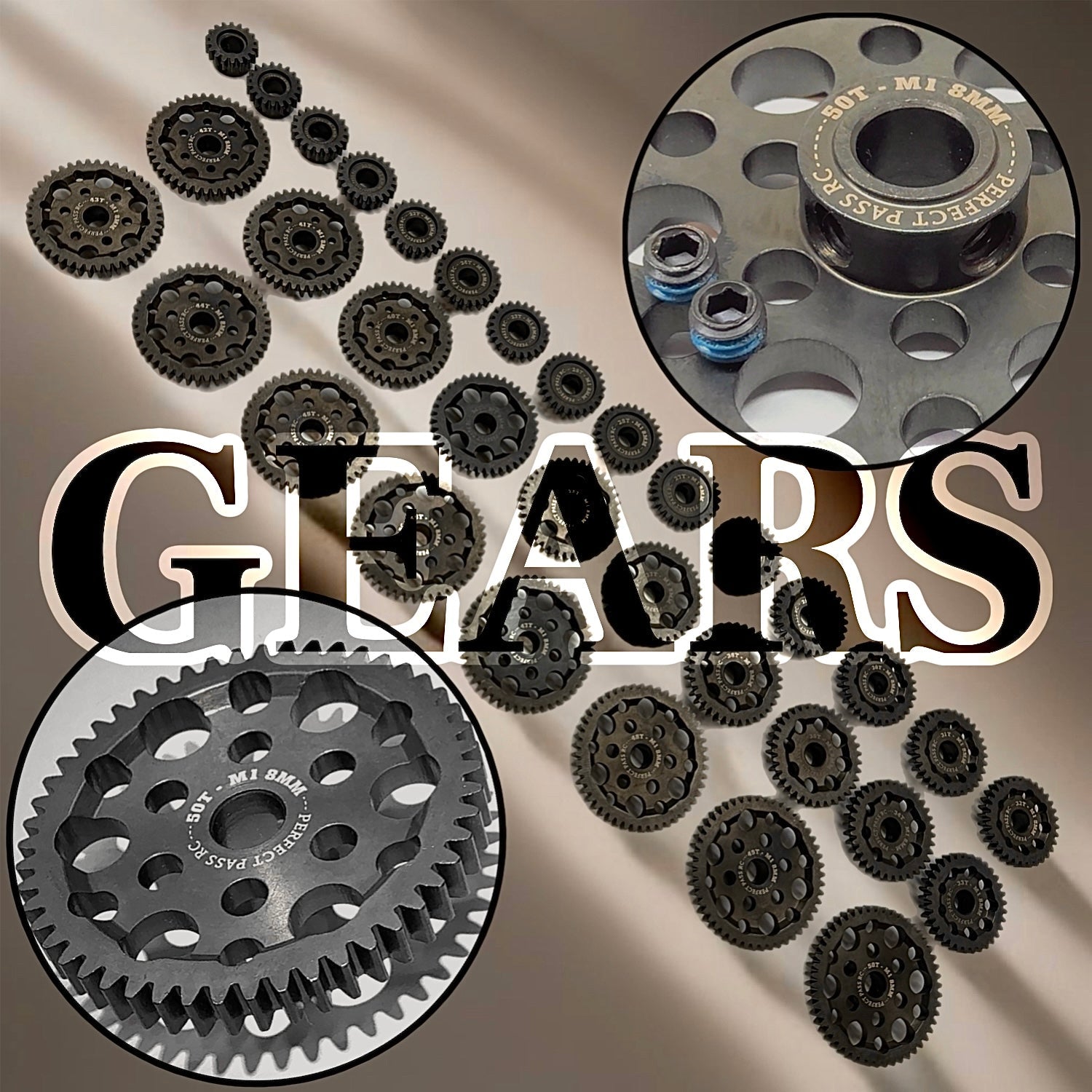 RC Pinion & Spur Gears | Mod 1 | Perfect Pass RC