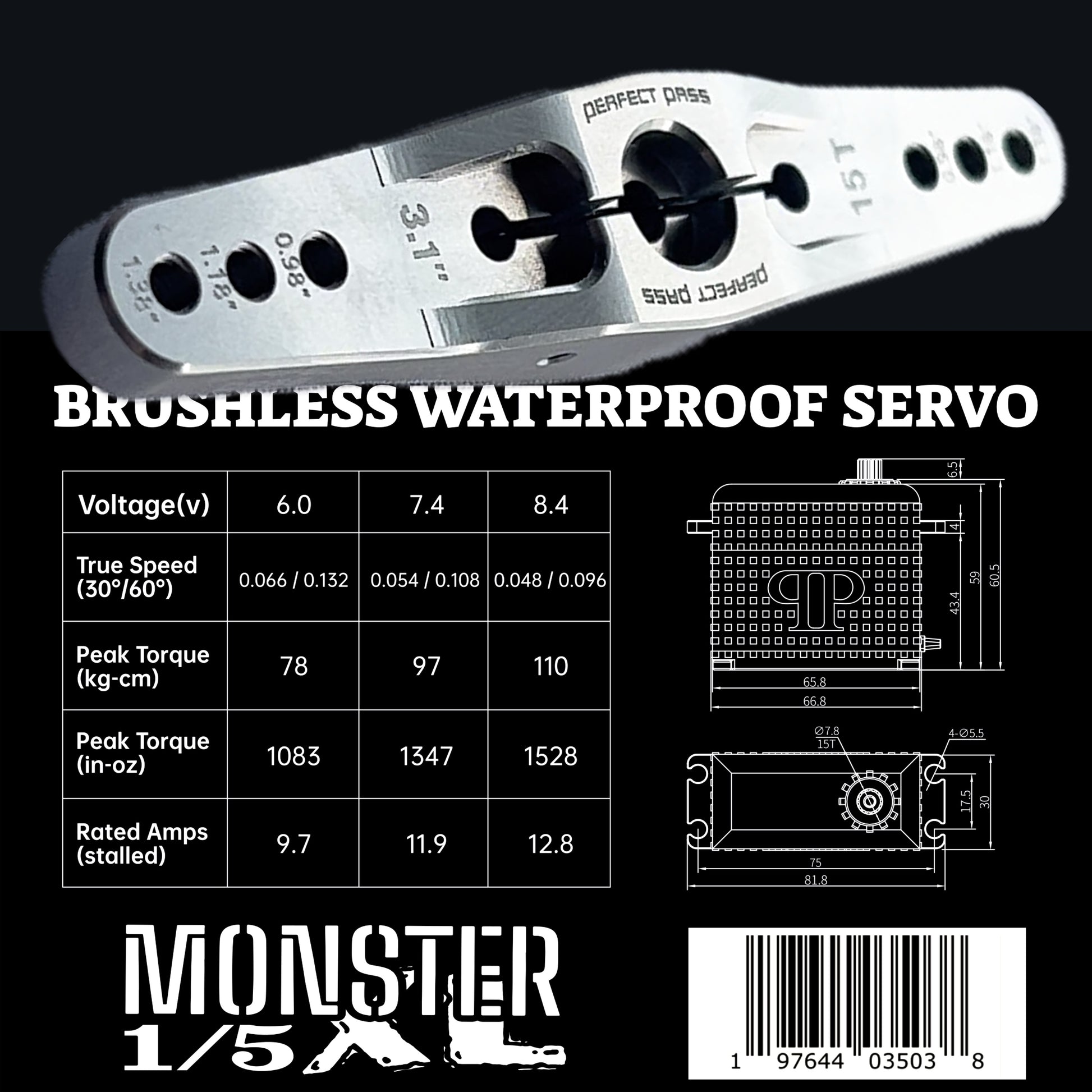 Perfect Pass Monster XL 1/5 Scale Servo – PERFECT PASS