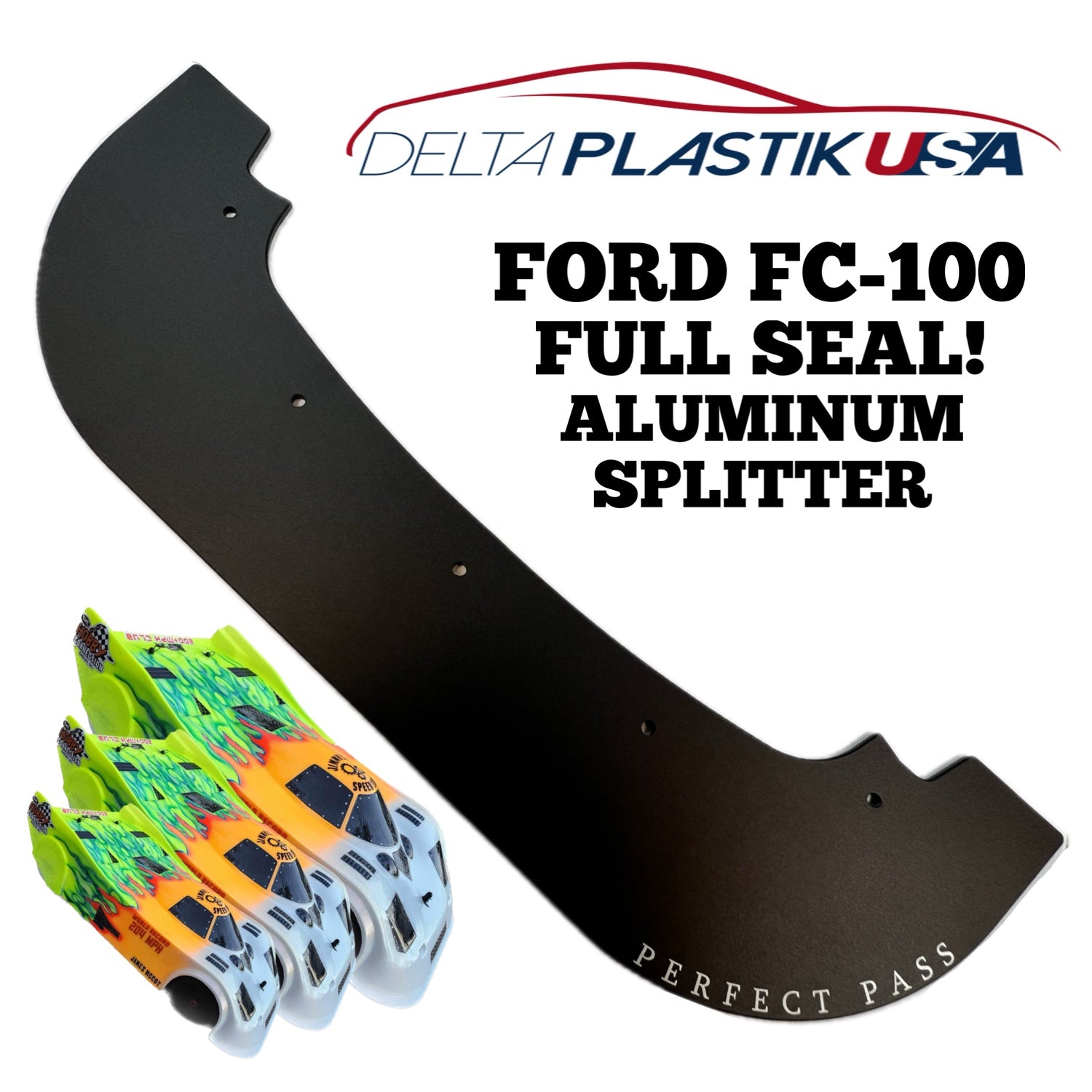 Aluminum Front Splitter For FC100 Body - Arrma 1/7 – PERFECT PASS