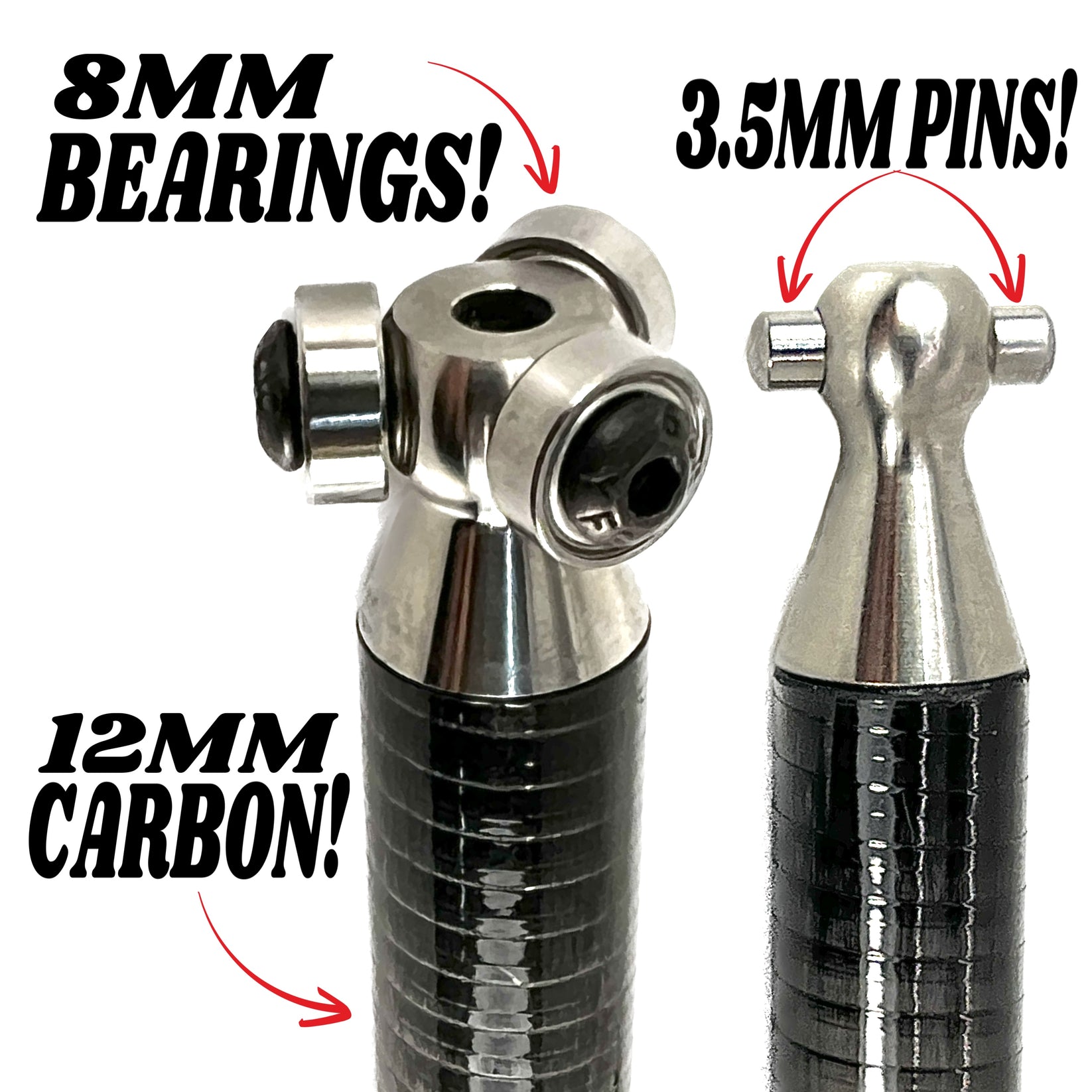 Ultimate Driveshaft Kit for ARRMA Limitless V2 – Heavy Duty Drivetrain ...